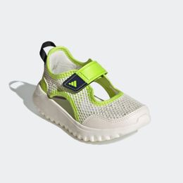 Slip-On Sneaker adidas Sportswear "SUMMERFLEX C", M&auml;dchen, Gr. 34, core wei&szlig;, solar slime, legend ink, Synthetik, Textil, Schuhe, f&uuml;r Kinder & Jugendliche