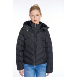 Steppjacke ZABAIONE "Jacket Si44erra", Damen, Gr. M, schwarz, Web, Obermaterial: 100% Polyester, unifarben, Basic h&uuml;ftlang, Jacken Steppjacke