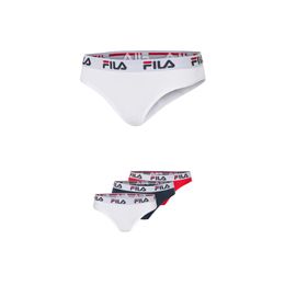 Fila Damen Brasilslip &raquo;WOMAN BRAZILIAN SLIP&laquo; 3er Pack, mit elastischem Logobund bunt XS