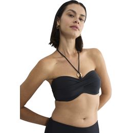 Balconette-Bikini-Top Triumph "Summer Twist DP", Damen, Gr. 42, Cup E, schwarz, Microfaser, Obermaterial: 77% Polyamid, 23% Elasthan, Bikini-Oberteile, Eleganz und Komfort