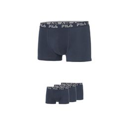 Fila Herren Boxershorts &raquo;MAN BOXER SHORTS&laquo; 3er Pack, mit elastischem Logobund blau XL