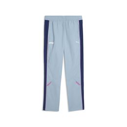 Sporthose Puma "F1 Lifestyle T7 Hose Herren", Herren, Gr. L, Normalgr&ouml;&szlig;en, seafoam blau, Obermaterial: 93% Nylon, 7% Polyester. Seitentasche &ndash; Oben: 100% Polyester. Seitentasche &ndash; Unten: 93% Nylon, 7% Polyester, unifarben, regular fit, Hosen Sporthose