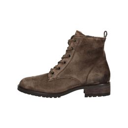 Paul Green Damen Schn&uuml;rstiefelette &raquo; Stiefelette Veloursleder&laquo; braun 37