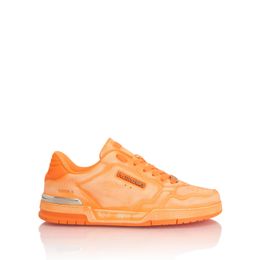 Sneaker Plein Sport "VIPER II MAG // GEN.X.05", Herren, Gr. 42, Normalschaft, 86, orangefluo, Schuhe Sneaker