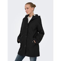 Only Damen Only Parka &raquo;ONLOLIVIA LIFE PARKA COAT CS OTW&laquo; mit Kapuze schwarz S