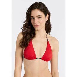 Hugo Underwear Damen HUGO Underwear Triangel-Bikini-Top &raquo;Pure&laquo; mit Logob&auml;ndern, herausnehmbare Polster S, N-Gr