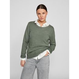 Vila Damen Rundhalspullover &raquo;VIRIL O-NECK L/S KNIT TOP - NOOS&laquo; Viskosemischung, regular fit S