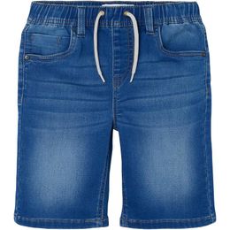 name it Herren Jeansshorts &raquo;NKMRYAN JOGGER DNM L SHOR&laquo; Baumwollmischung, elastisches B&uuml;ndchen, verstellbar blau 152, N-Gr