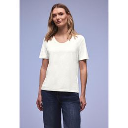 Street One Damen Street One T-Shirt &raquo;Style Gerda&laquo; mit femininem V-Ausschnitt 42