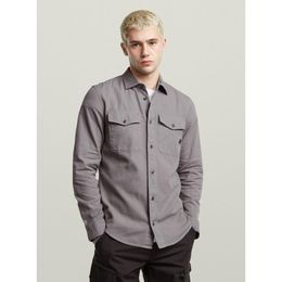 G-Star Raw G-Star Herren G-STAR Langarmshirt &raquo;Marine Slim Hemd&laquo; L