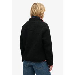 Superdry Damen Fleecepullover &raquo;OUTDOOR HALF ZIP FLEECE&laquo; schwarz M