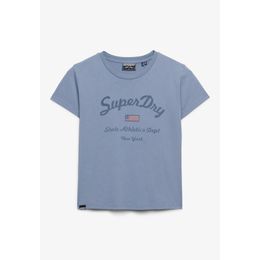 Superdry Damen Print-Shirt &raquo;ATH ESS FITTED GRAPHIC TEE&laquo; S