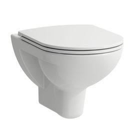 Laufen Pro Packs Wand Tiefsp&uuml;l WC H8669510000001 mit Wc Sitz, weiss, sp&uuml;lrandlos, 36x53cm
