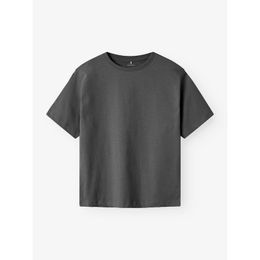 name it Jungen T-Shirt &raquo;NKMVOBBO SS NREG TOP NOOS&laquo; loose fit mit leicht &uuml;berschnittenen Schultern schwarz 158 (164)
