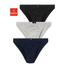 H.I.S. H.I.S Herren Slip &raquo;Minislip&laquo; Packung, 3 Stk. aus weichem Baumwoll-Stretch blau XS, 3 Stk.