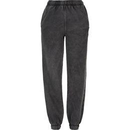 Urban Classics Damen Urban Classics Jogginghose &raquo; Damen Ladies High Waist Stone Washed Sweat Pants&laquo; M, US-Gr&ouml;&szlig;en