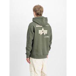 Alpha Industries Damen Kapuzensweatshirt &raquo;Label Hoodie BP&laquo; gr&uuml;n XXL