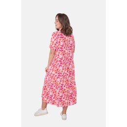 LIEBLINGSST&Uuml;CK Lieblingsst&uuml;ck Damen Sommerkleid mit allover Blumenprint rosa 34, N-Gr