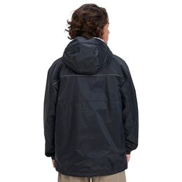Quiksilver Herren Regenjacke &raquo;Full Rig&laquo; mit Kapuze schwarz XL