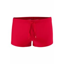 Bench. Herren Boxer-Badehose mit Logodruck rot 5, N-Gr