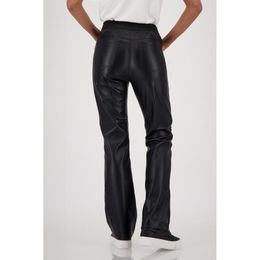 monari Damen Lederimitathose &raquo;Hose Lederimitat Schlupf&laquo; mit elastischem Bund schwarz 34, N-Gr