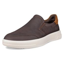 Ecco Herren Slipper &raquo;Ecco Move M&laquo; Halbschuh, Freizeitschuh, Schlupfschuh mit Stretcheins&auml;tzen braun 45