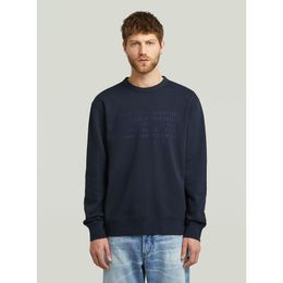 G-Star Raw G-Star Herren G-STAR Longpullover &raquo;Text Graphic Sweatshirt&laquo; L