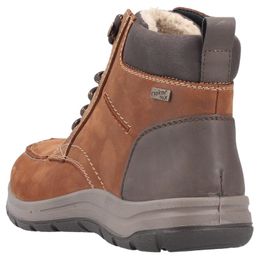 Rieker Herren Winterboots Outdoorschuh, Schn&uuml;rboots, Stiefelette mit RiekerTEX-Membran braun 40