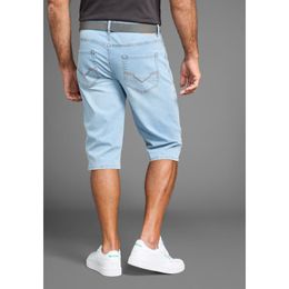 H.I.S. H.I.S Herren Jeansbermudas &raquo;HANTZ&laquo; Set, mit abnehmbarem G&uuml;rtel, 2 Stk. gerader Beinschnitt, Used-Look mit Abriebeffekten blau 42, N-Gr