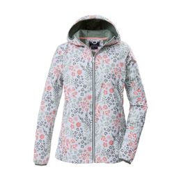 Killtec Damen Softshelljacke &raquo;KOS 14 WMN SFTSHLL JCKT AOP&laquo; Wasserabweisende, atmungsaktive Softshelljacke mit Kapuze 38