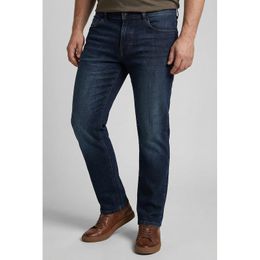 Camel Active Herren Camel Active Regular-fit-Jeans mit Leder-Badge blau 40, L&auml;nge 30