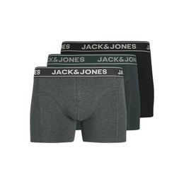 Jack & Jones Jack & Jones Herren Trunk &raquo;JACBLACK &ndash; Boxershorts mit Stretch, Jersey und mittlerer Taille&laquo; Packung, 3 Stk. unifarben, modisch, regular fit, Jersey 