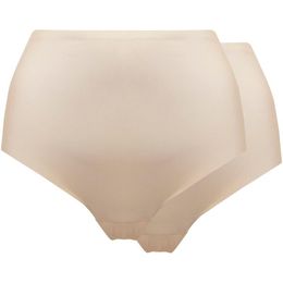 MAGIC BODYFASHION Damen MAGIC BODYFASHION Shapingpants &raquo;Dream Invisibles Panty&laquo; 2er Pack, nahtlos braun M