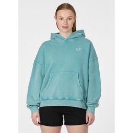 Ragwear Damen Kapuzensweatshirt &raquo;GERMMA PP&laquo;, Oversized mit K&auml;ngurutasche, Kapuze und Herz-R&uuml;ckenprint S