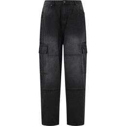 Urban Classics Herren Urban Classics Bequeme Jeans &raquo; Tapered Heavy Ounce Baggy Cargo Jeans&laquo; 36, Normalgr&ouml;&szlig;en