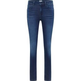 Mustang Damen Mustang Skinny-fit-Jeans &raquo;Damen Style Shelby Skinny&laquo; blau 27, L&auml;nge 32