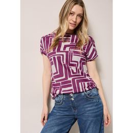 Cecil Damen T-Shirt mit All-Over Print XS (36)