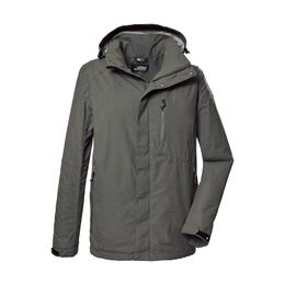 Killtec Herren Outdoorjacke &raquo;KOS 256 MN JCKT_CARLEB&laquo; Wind- und wasserdichte Herrenjacke mit abnehmbarer Kapuze gr&uuml;n M