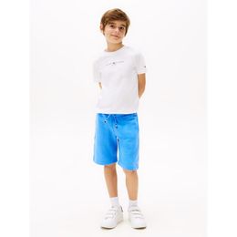 Tommy Hilfiger Jungen T-Shirt & Shorts &raquo;ESSENTIAL SET&laquo; Set, 2er, 2 Stk. mit Logoschriftzug wei&szlig; 86