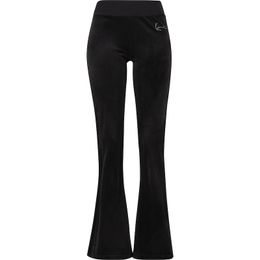 Karl Kani Damen Jogginghose &raquo; Signature Rhinestone Velours Trackpants&laquo; S, US-Gr&ouml;&szlig;en