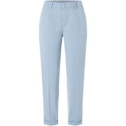 MAC Damen MAC Chinohose &raquo;CHINO turn up&laquo; mit dezentem Glanz, elegant und sportiv zugleich 34, N-Gr
