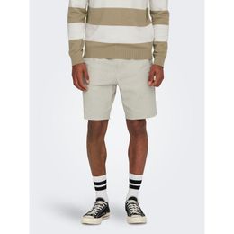 Only & Sons Only & Sons Herren ONLY & SONS Shorts &raquo;ONSLINUS 0007 COT LIN SHORTS NOOS&laquo; beige L, N-Gr