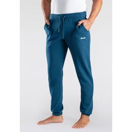 Bench. Loungewear Herren Sweathose mit Logoprint blau 44/46 (S), N-Gr