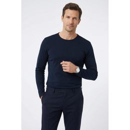 OLYMP Herren OLYMP Langarmshirt &raquo;Casual&laquo; blau XXL