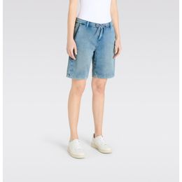 MAC Damen MAC Shorts &raquo;JOG ́N SHORT&laquo; Sommerhose im Four-Pocket Style blau 42, N-Gr