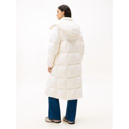 Tommy Jeans Damen Steppmantel &raquo;TJW ALASKA GRID DWN MXI COAT EXT&laquo; wei&szlig; XL (42)