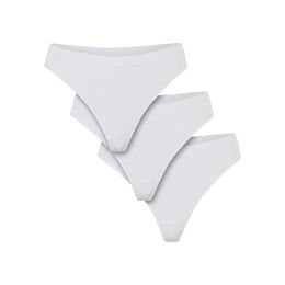Urban Classics Damen Urban Classics Panty &raquo; Ladies Rip Tanga 3-Pack&laquo; S
