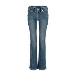 True Religion Damen Bootcut-Jeans &raquo;BECCA MR BOOTCUT FLAP&laquo; Baumwollmischung, bootcut fit 30, N-Gr