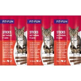 FIT+FUN Sticks 25x10 St&uuml;ck Truthahn und Lamm