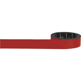 MAGNETOPLAN magnetoflex -Band, Breite 15 mm, VE 10 Rollen, rot